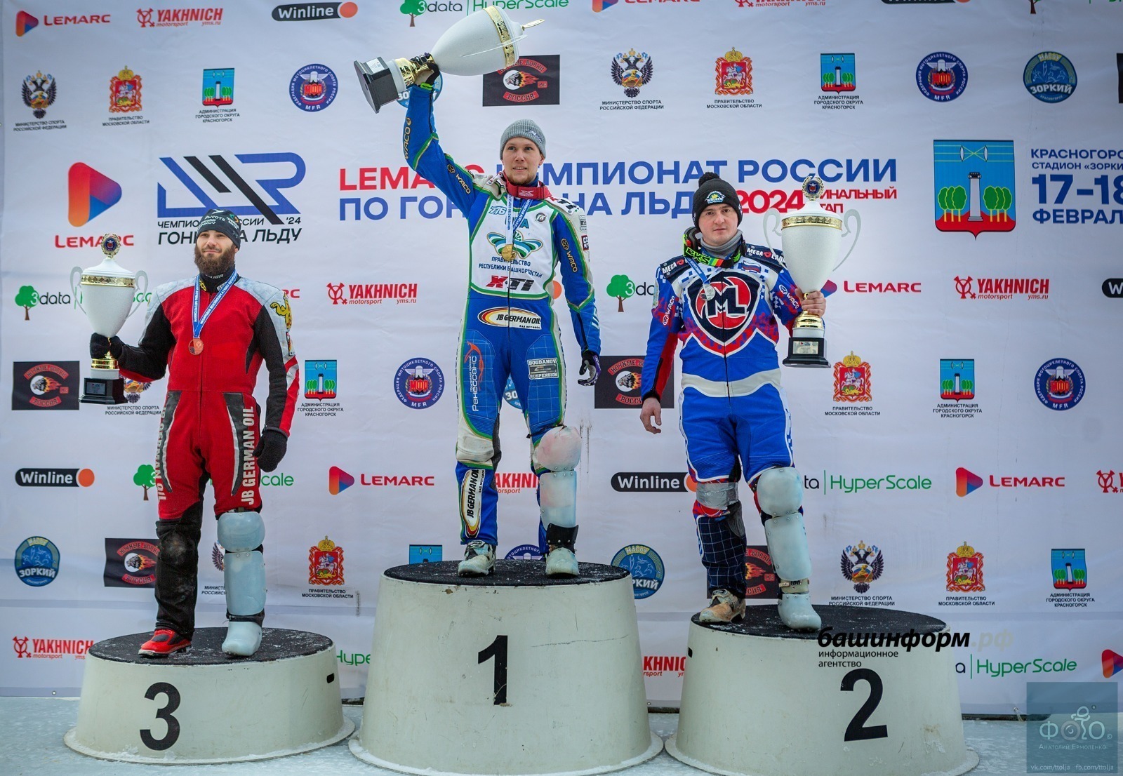 Nikita Bogdanov from Ufa became Russia's motorcycle ice racing champion ...