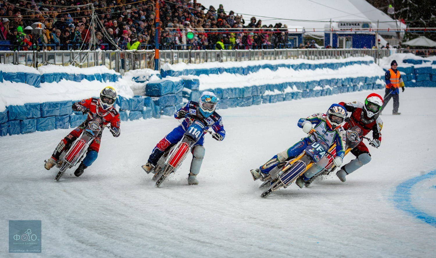 Nikita Bogdanov from Ufa became Russia's motorcycle ice racing champion ...